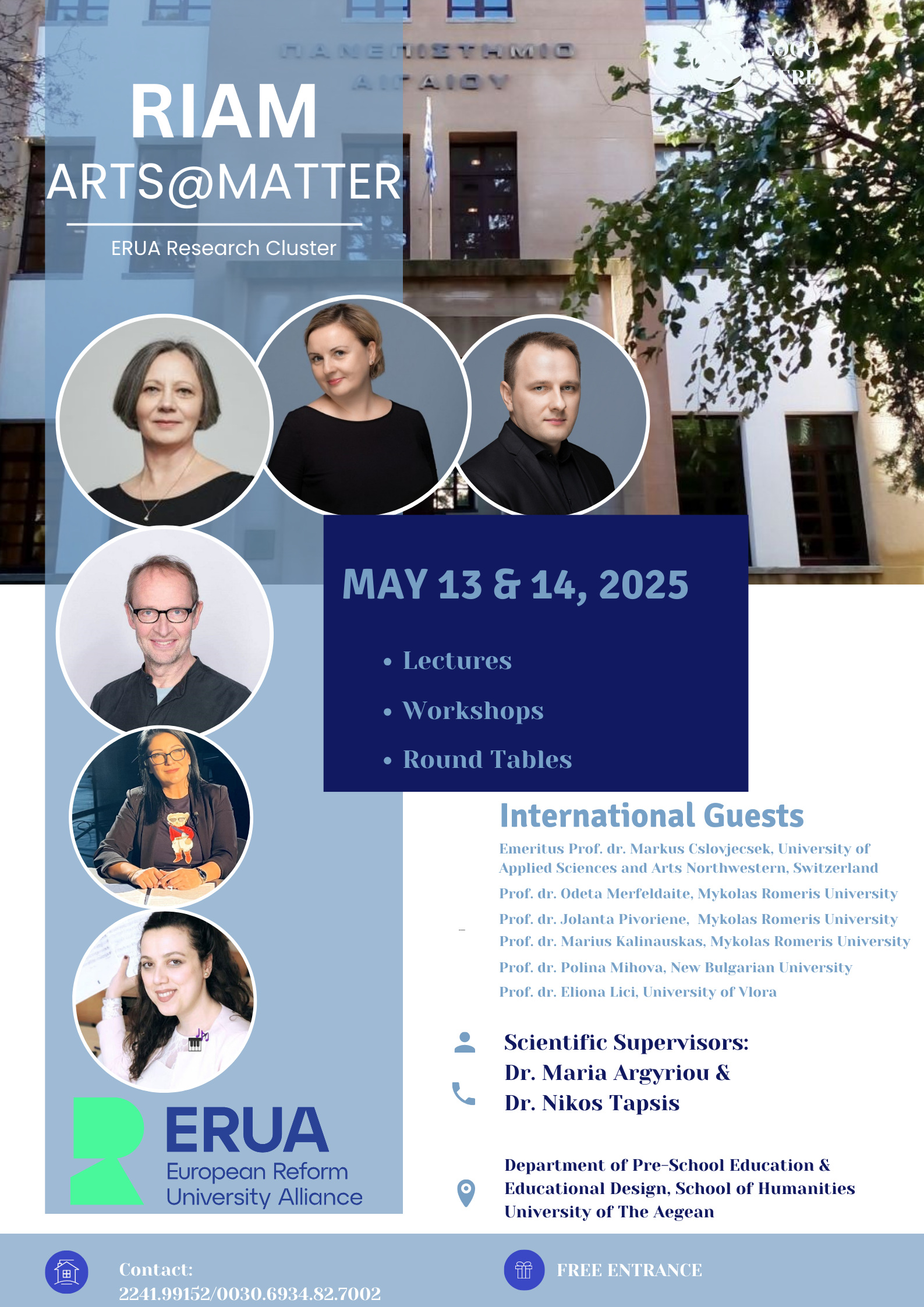 RIAM Symposium 2025 – ΤΜΗΜΑ ΕΠΙΣΤΗΜΩΝ ΤΗΣ ΠΡΟΣΧΟΛΙΚΗΣ ΑΓΩΓΗΣ ΚΑΙ ΤΟΥ ...